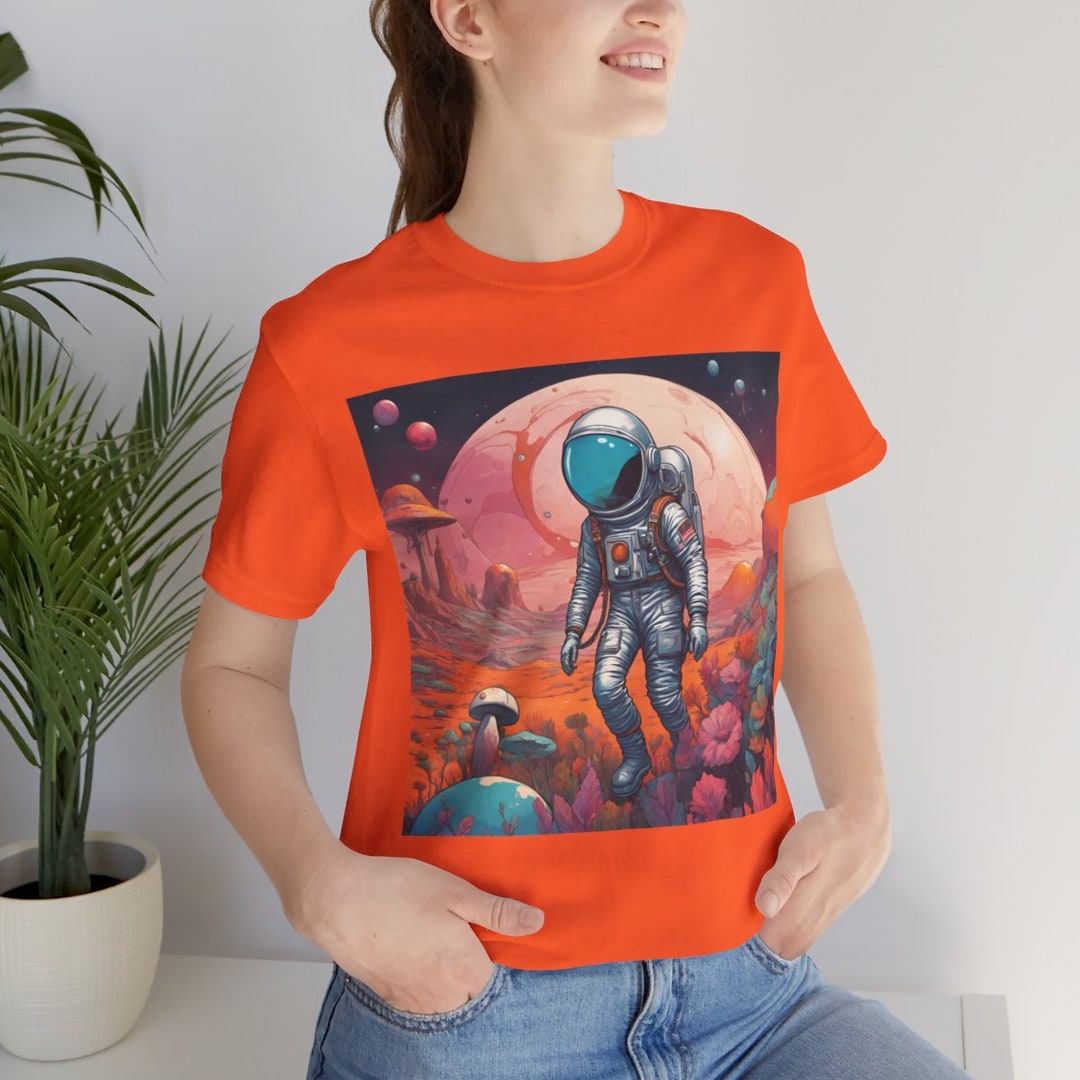 Retro Futuristic Shirt Retro Space Mission T-shirt Astronaut Adventure ...