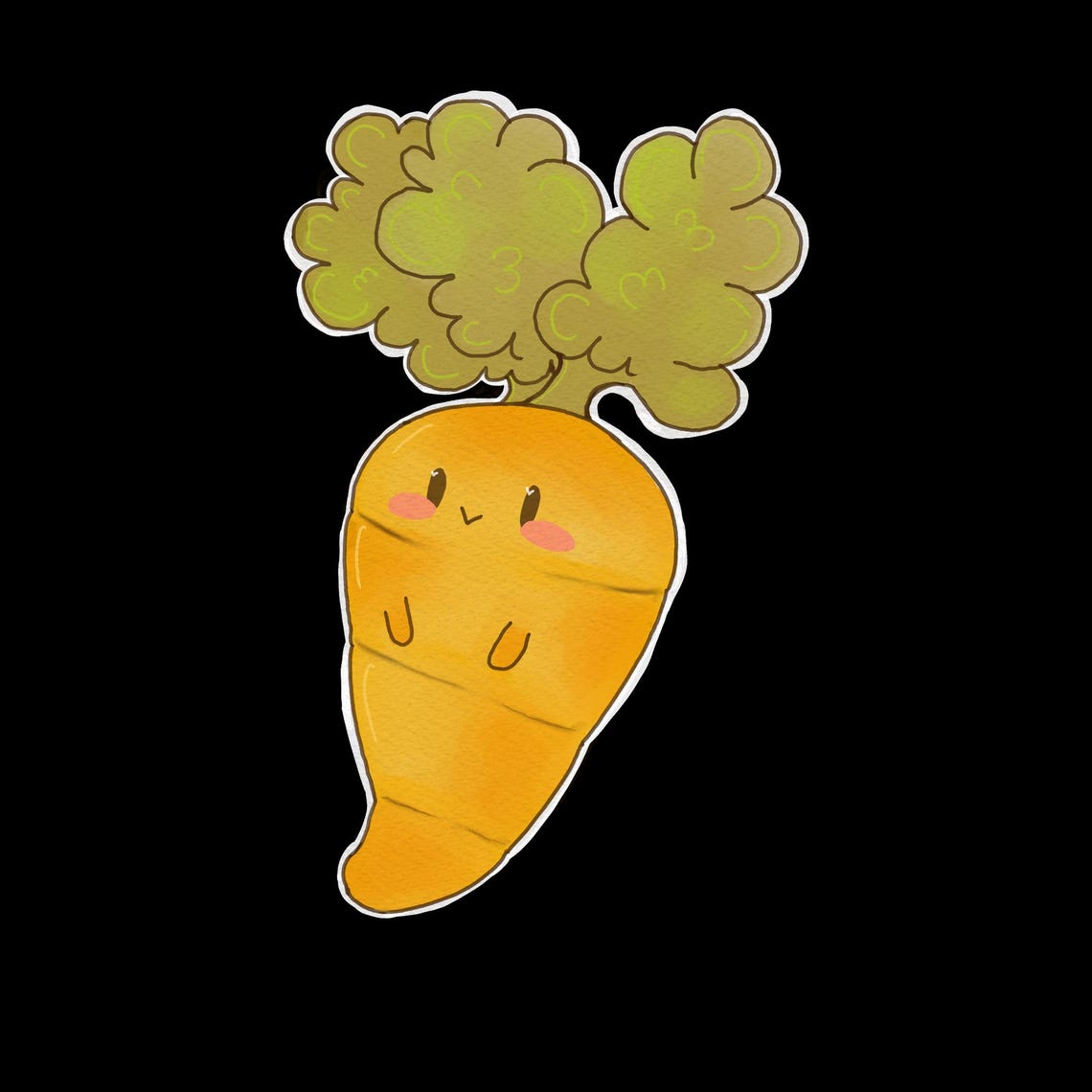 Hand Drawn Veggie Clip Art (digital Download) - Etsy