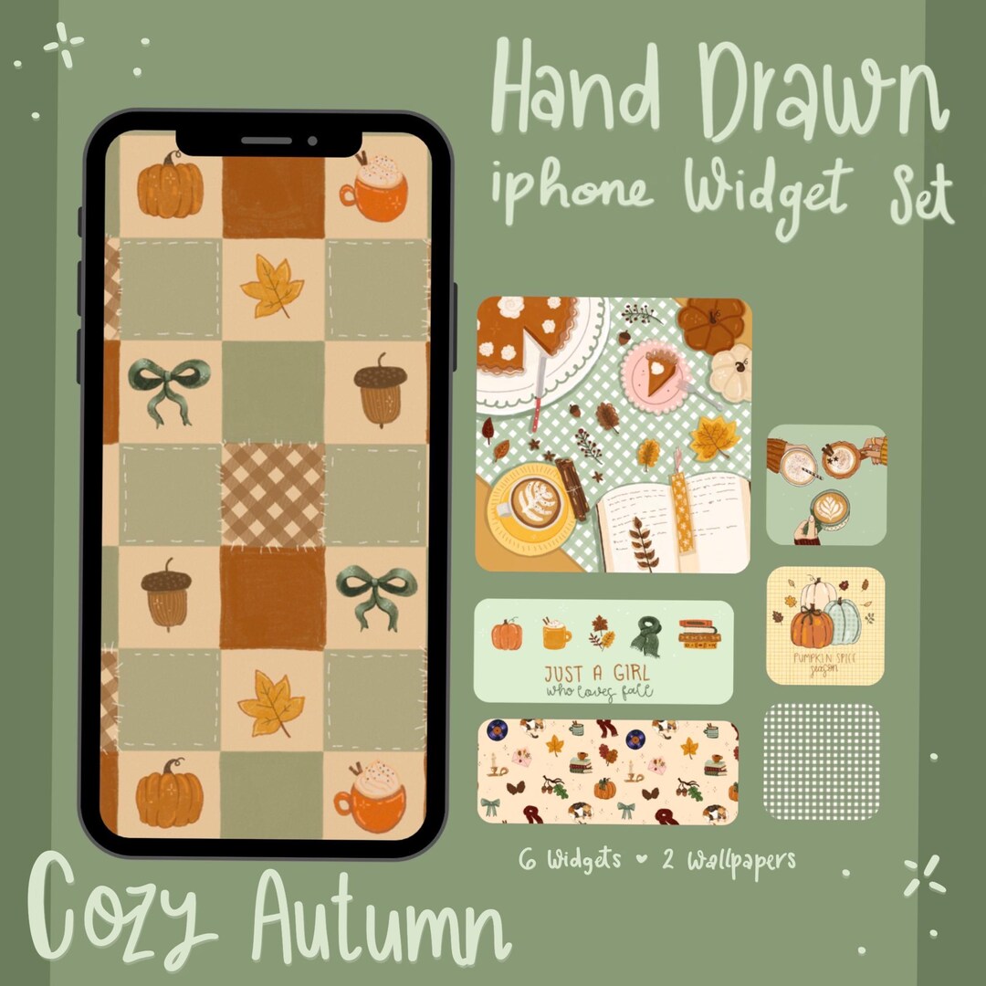 Cozy Autumn Widget Set - Etsy