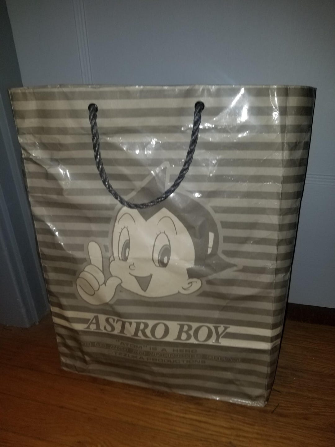 Vintage 1993 Atro Boy Large Paper Shopping Bag Tote Carrier Display ...