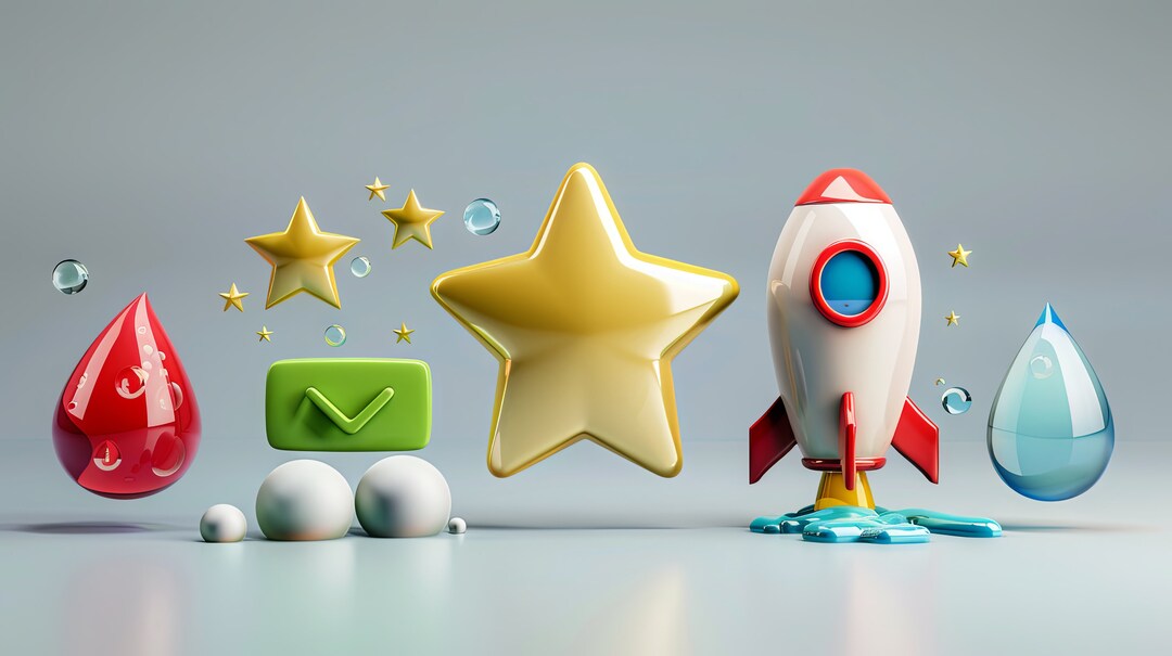 Dynamic Icon Set: Realistic 3D Renderings - Vector Illustration - Etsy