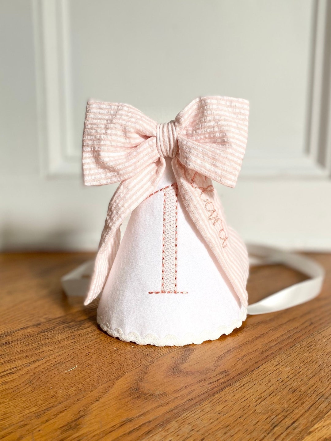 Baby Birthday Hat Girl Pink Girl Birthday Custom Party Hat Handmade ...