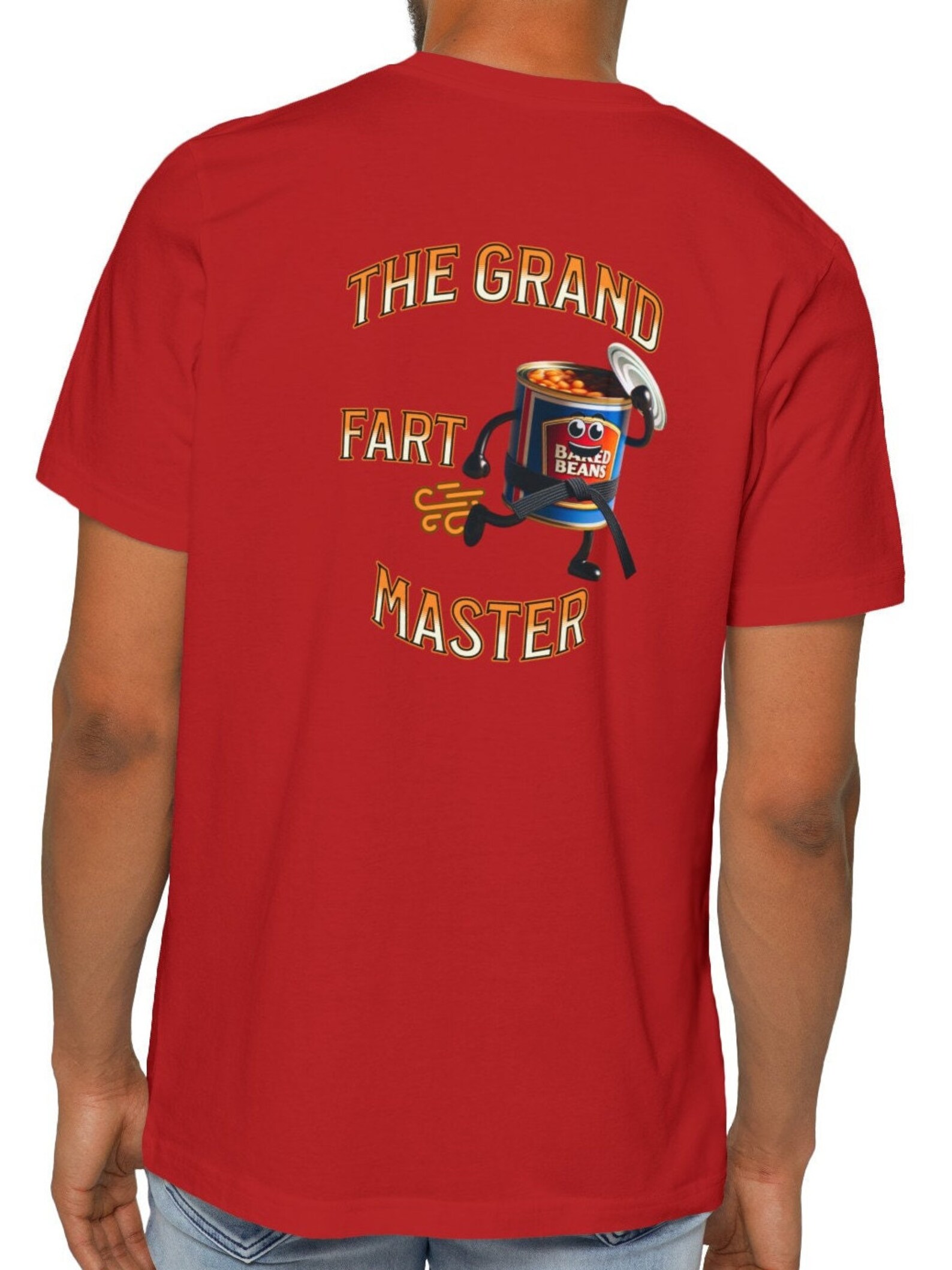 The Grand Fart Master Running Baked-beans-can. Usa-made Unisex T-shirt ...