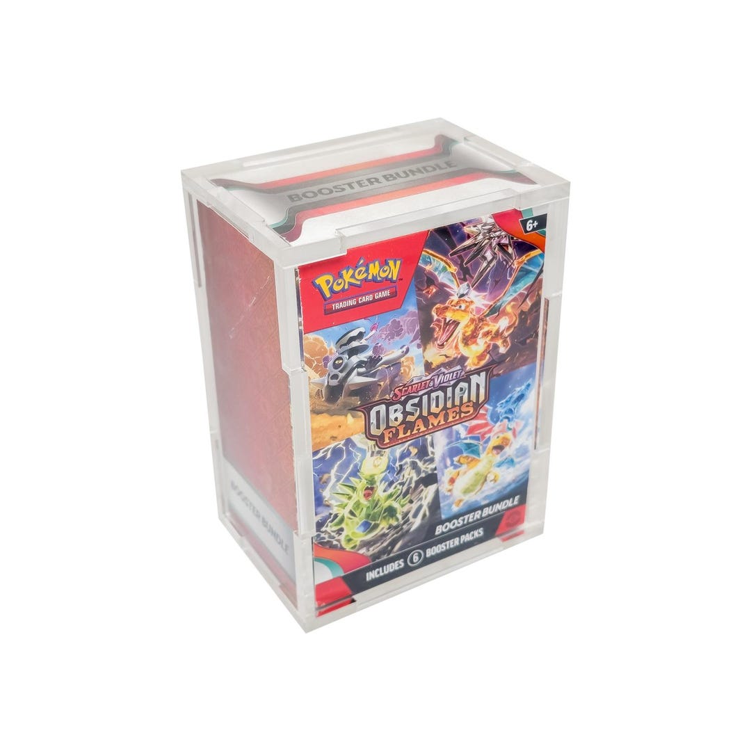 Acrylic Display Collectors Case for Pokemon Booster Bundle - Etsy