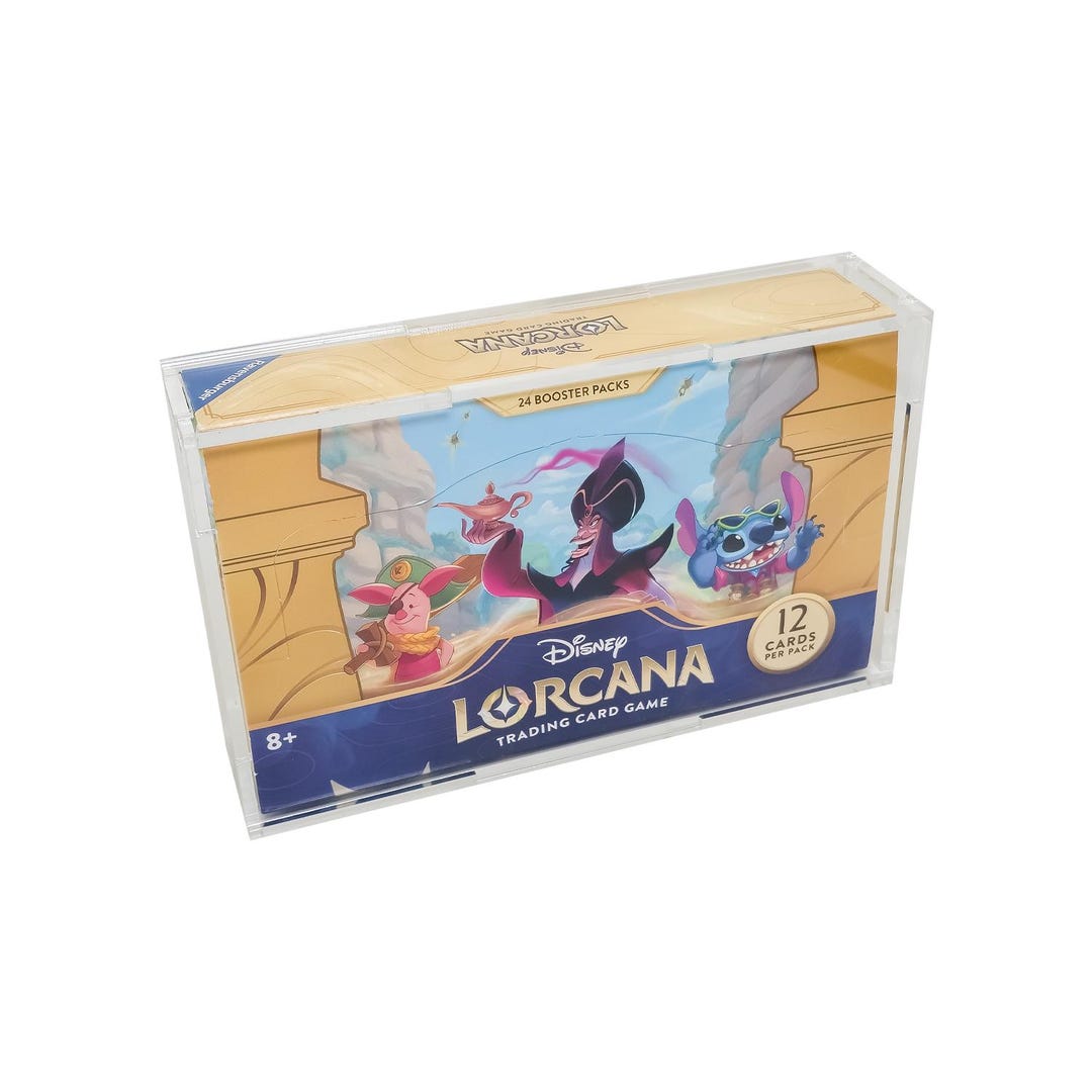 Acrylic Display Collectors Case for Lorcana Into the Inklands Booster ...