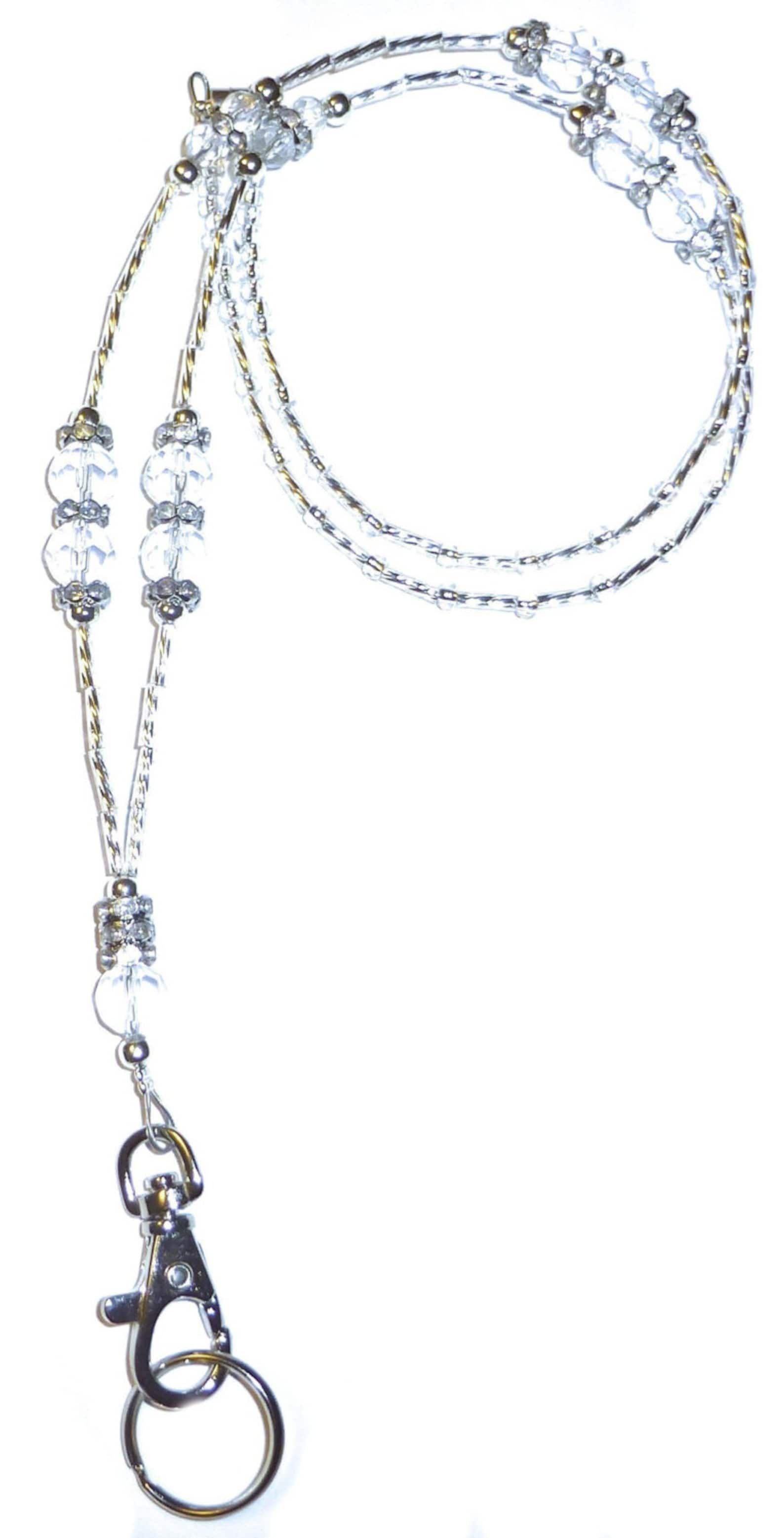 Crystal Women's Lanyard - Fashion Lanyard - Lanyard Necklace for Women ...