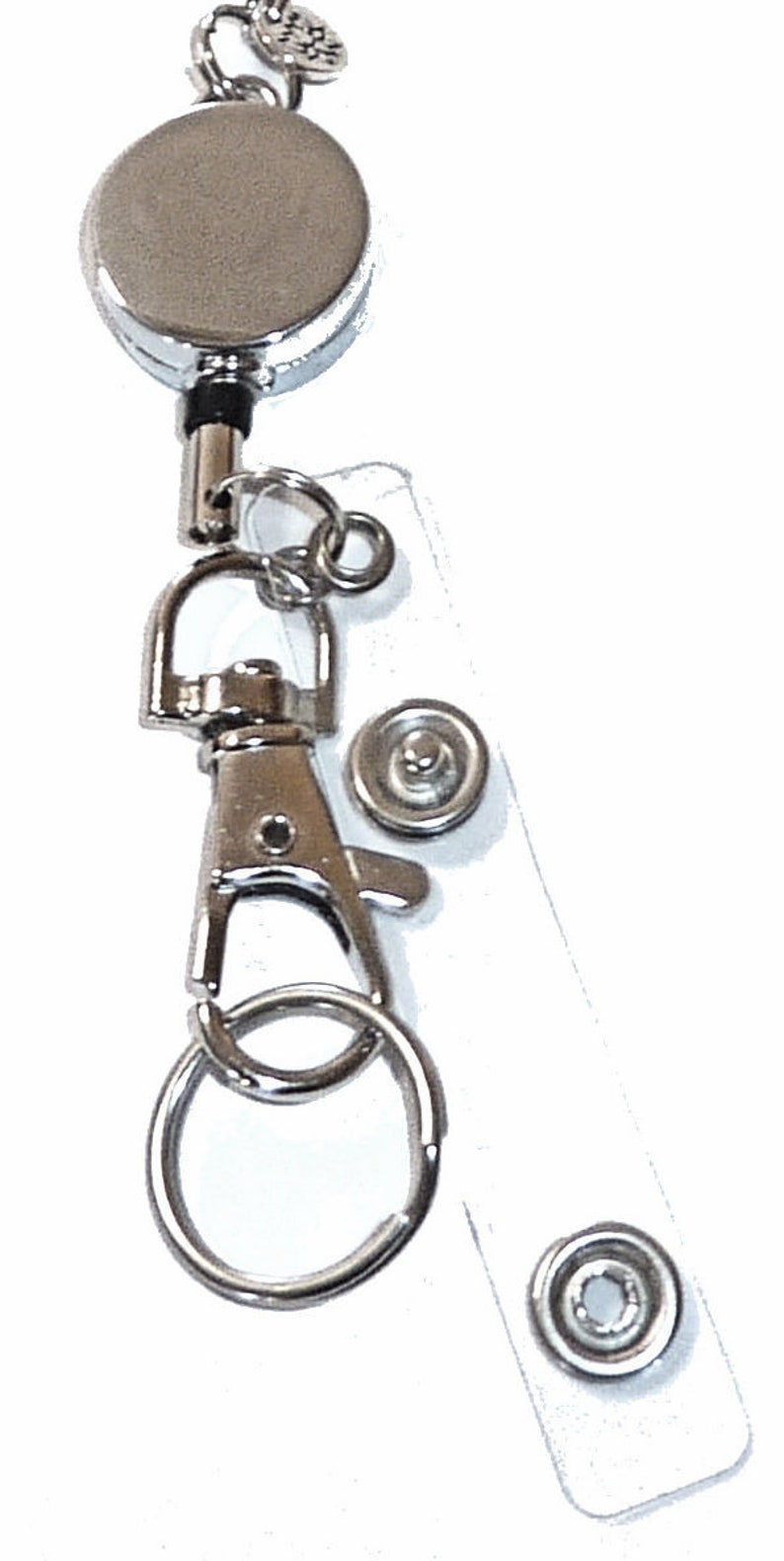 Retractable Badge Reel, Women's Slim Style Beaded Fashion Lanyard ...