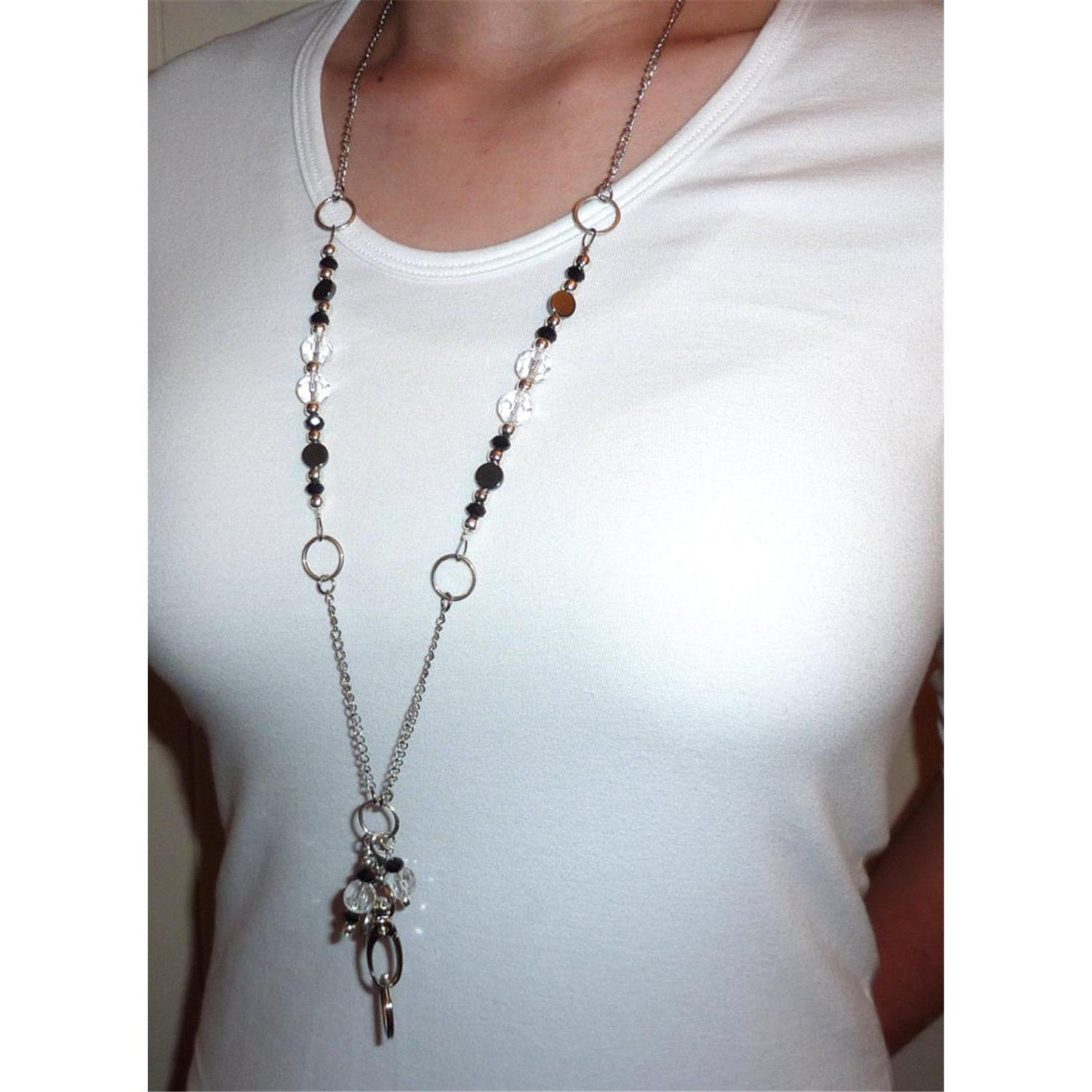 3 Pack of Our Best Selling Silver Chain Lanyards Silver | Etsy