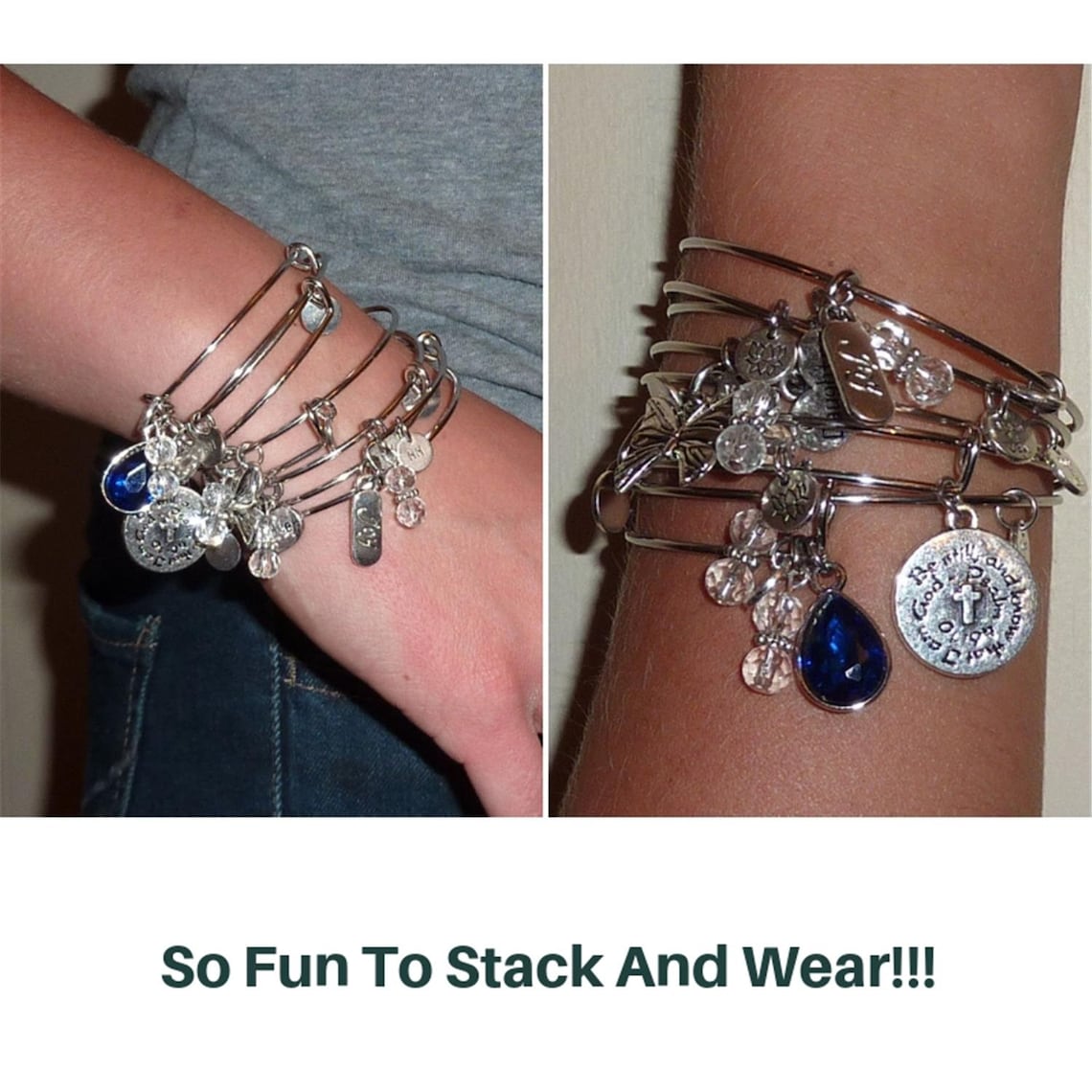 Christian Bangle Religious Bangle Be Still And Know That I | Etsy