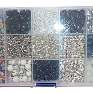 Assorted Bead Kit for Craft DIY Projects, Beading Kit, Jewelry Making ...