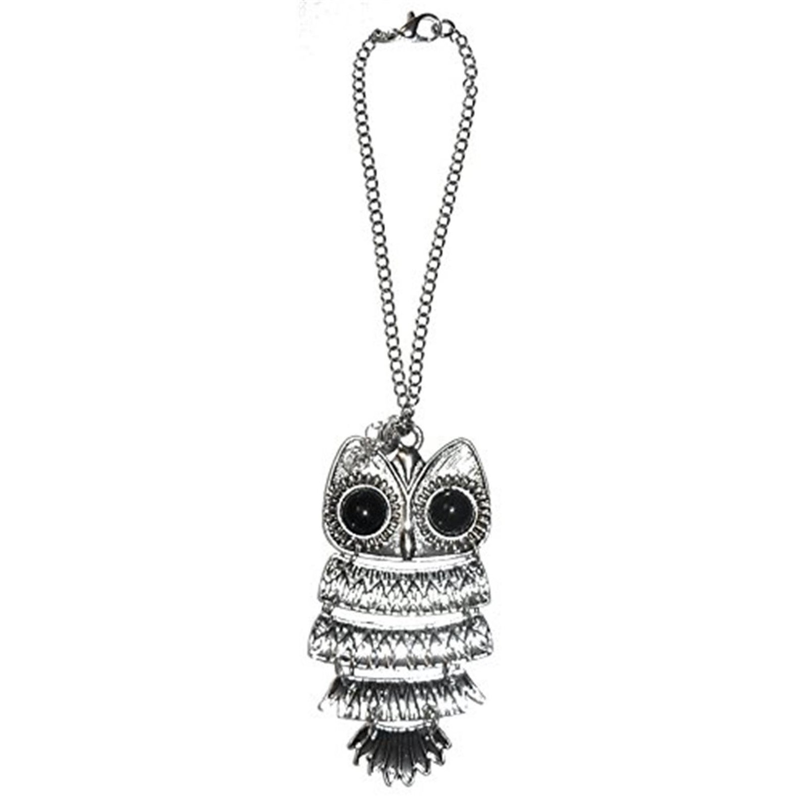 Owl - Rear View Mirror Car Charm Ornament, Sun Catcher, Hanging Pendent ...