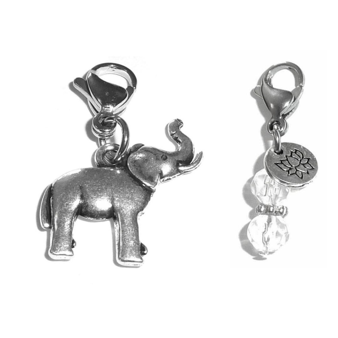 Elephant Charms for Elephant Bracelet - Elephant Charm Clip on Anywhere ...
