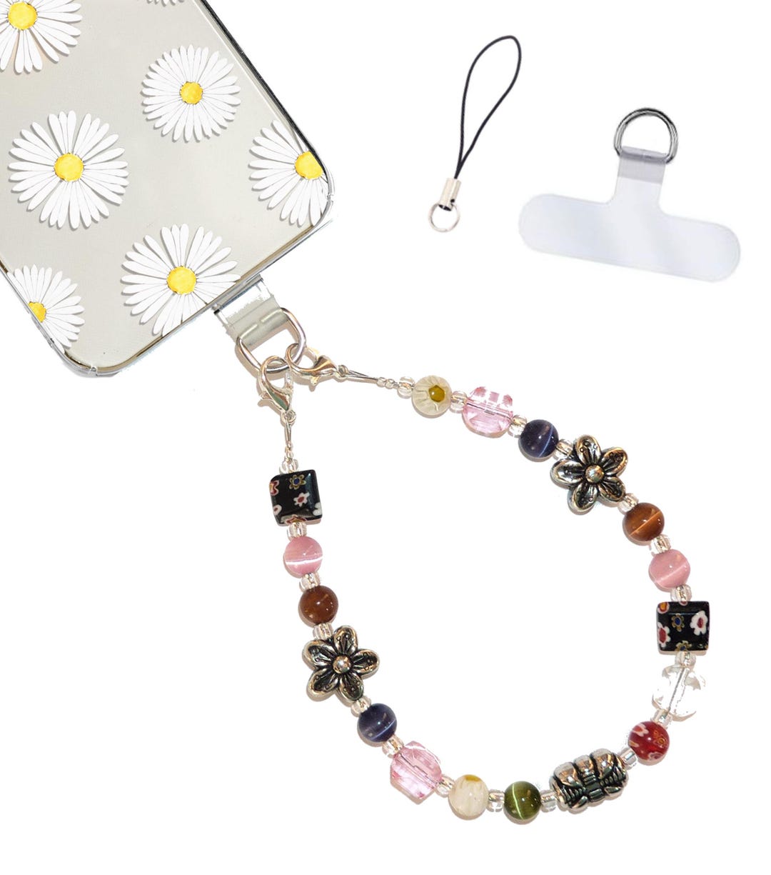 Cell Phone Charm Wrist Strap Tether Tab Wristlet Anti-drop Hands Free ...
