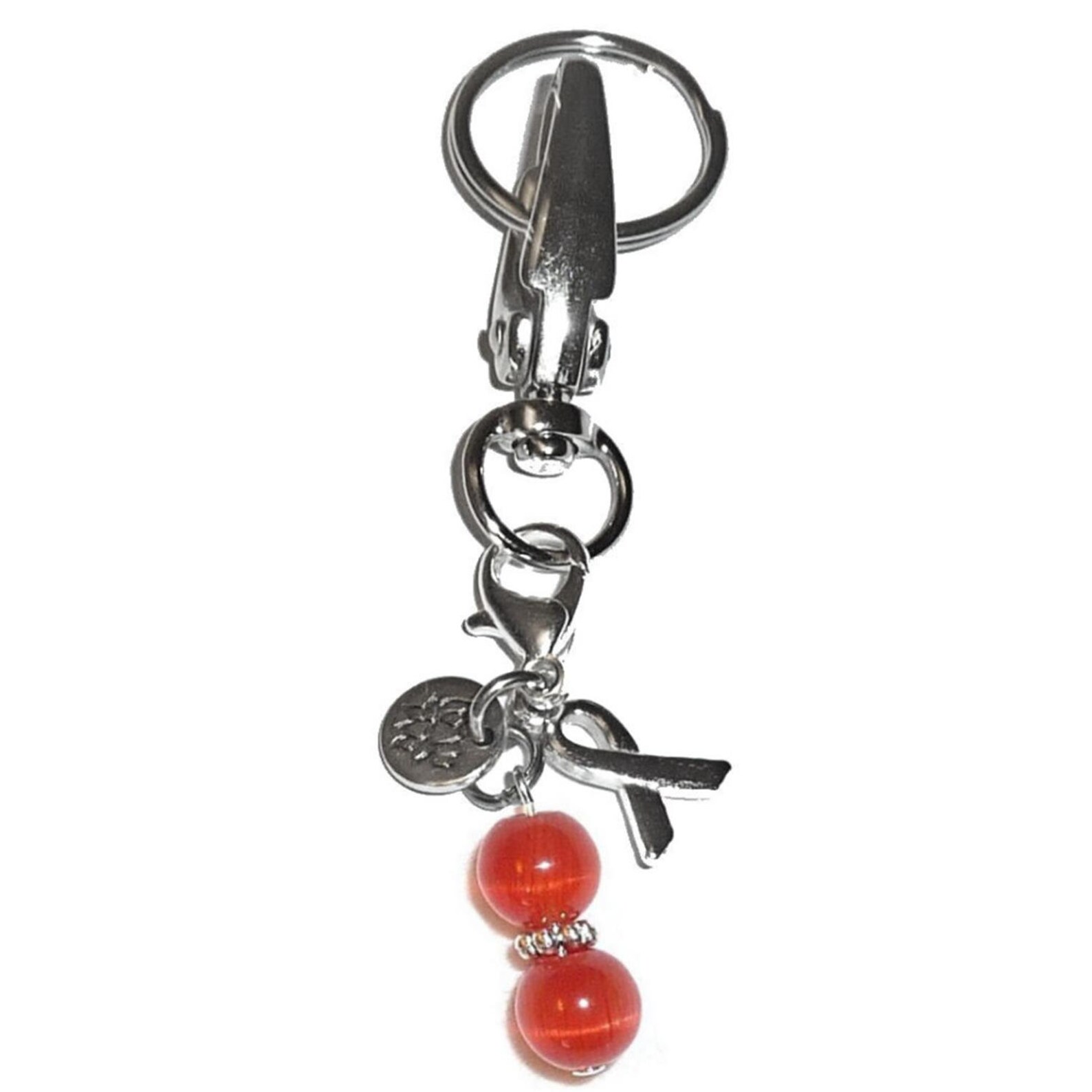 Leukemia Awareness Keychain by Hidden Hollow - Cancer Awareness Key ...