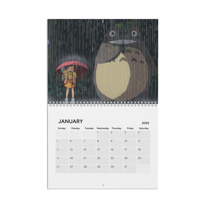 Studio Ghibli 2026 Calendar - Etsy