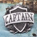 Captain Badge --- Pirate Crew Pin --- Handcrafted Pewter Accessories by ...