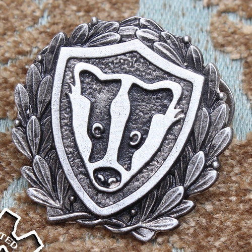 Badger Heraldic Badge Heraldry Cosplay Pin Handcrafted - Etsy