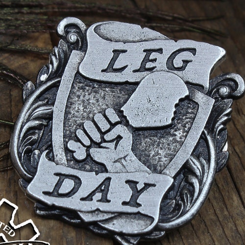 Leg Day Badge Pewter Turkey Leg Pin Handcrafted - Etsy