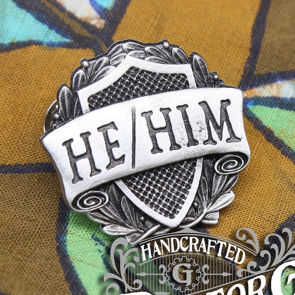 He Pronoun Pin - Etsy