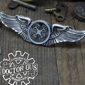 Drone Pilot Wings UAV Operator Wings 3 Inches Wide | Etsy