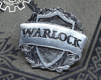 Master Badge RPG Character Class Pin Handcrafted Pewter Accessories by ...