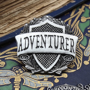 Adventurer Badge -- Pirate Crew Pin --- Handcrafted Pewter Accessories ...