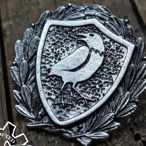 Rabbit Heraldic Badge Heraldry Cosplay Pin Handcrafted - Etsy