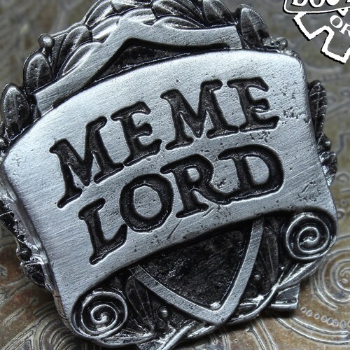 Hail Satan Badge RPG Character Class Pin Handcrafted - Etsy