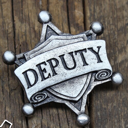 Detective Badge Cosplay Pin Handcrafted Pewter Accessories - Etsy