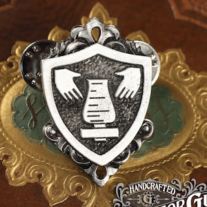 Pottery Skill Badge - LARP Cosplay Pin - Handcrafted Pewter Accessories ...