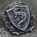 Salamander Heraldic Badge - Heraldry Cosplay Pin - Handcrafted Pewter ...