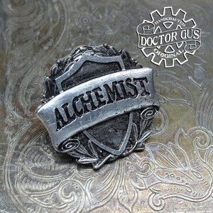 Alchemist Class Badge - RPG Character Class Pin - Handcrafted Pewter ...