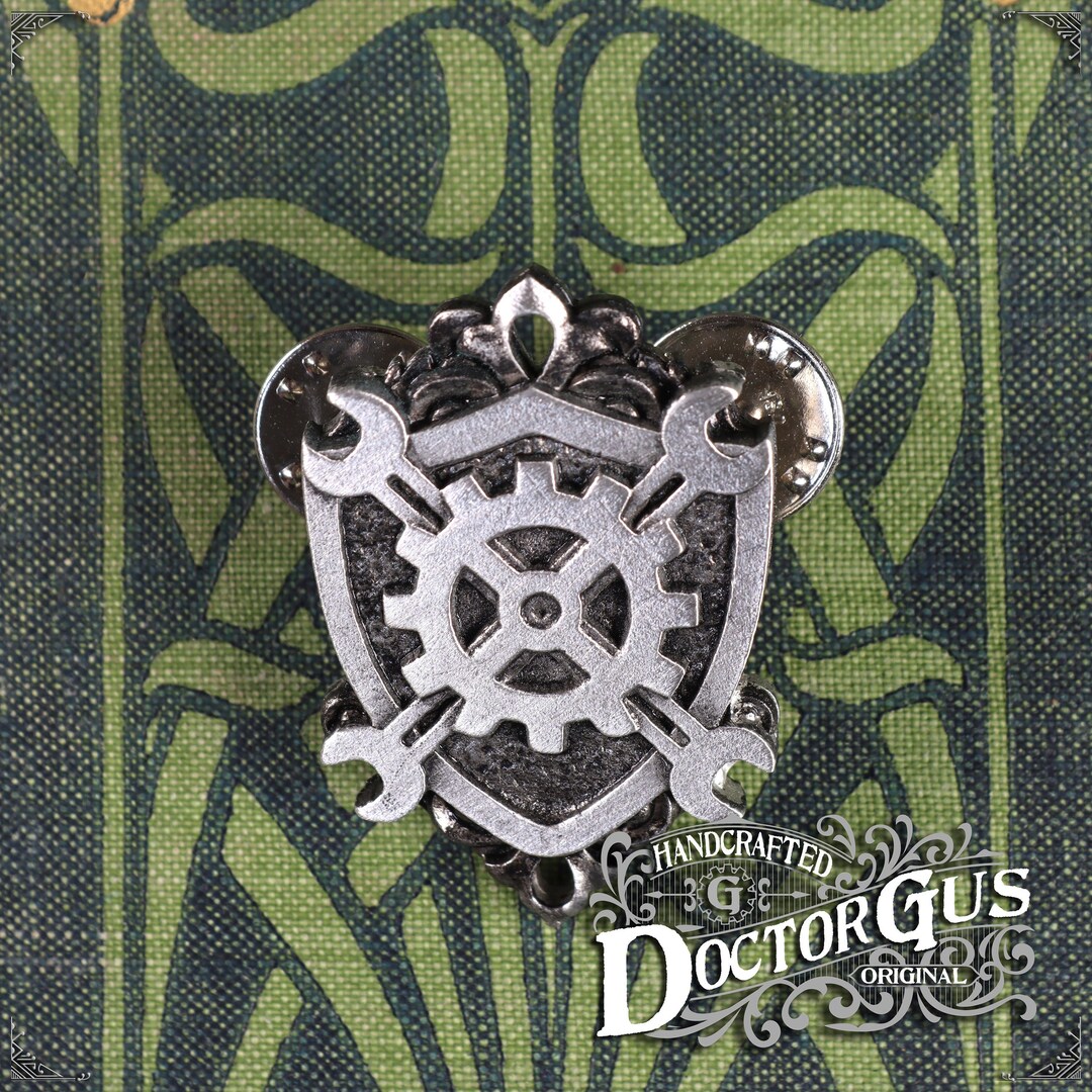Mechanic Skill Badge - LARP Cosplay Pin - Handcrafted Pewter ...