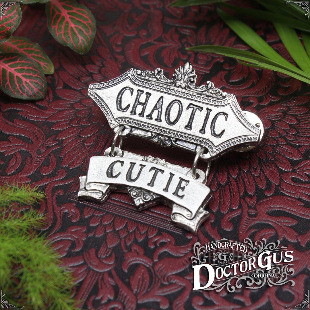 Cutie Alignment Badge --- Lawful, Neutral, or Chaotic Alignment Pin ...
