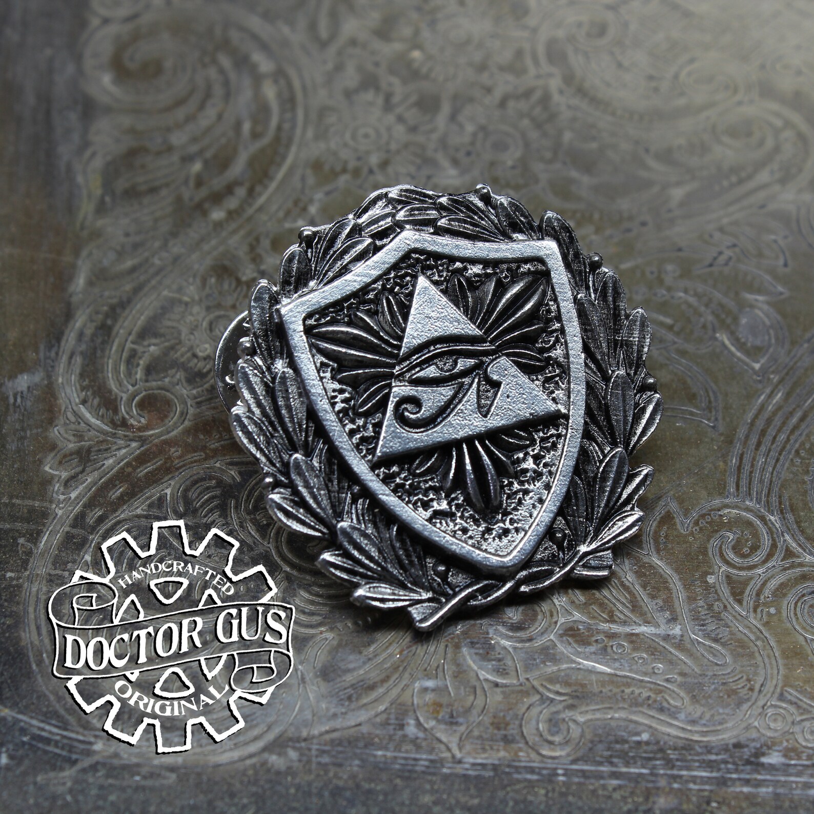 Eye of Ra Heraldic Badge Heraldry Cosplay Pin Handcrafted - Etsy