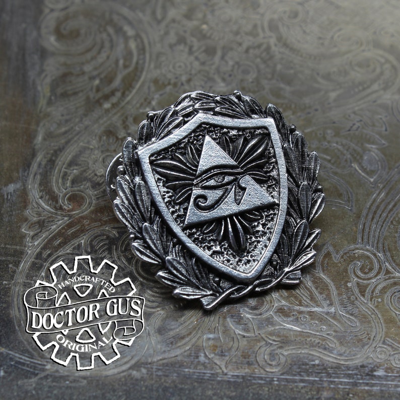 Eye of Ra Heraldic Badge Heraldry Cosplay Pin Handcrafted - Etsy