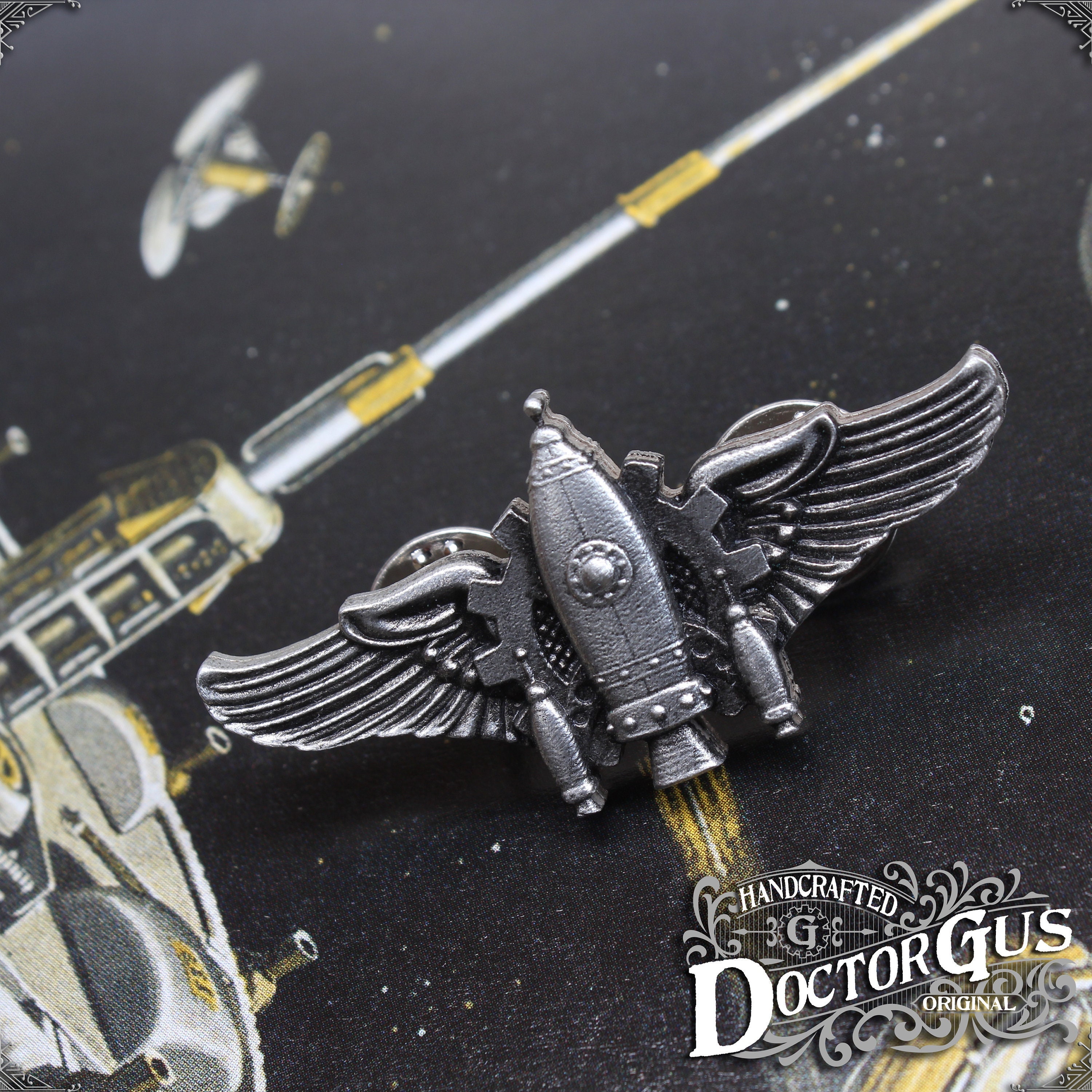 Steampunk Jetpack With Wings