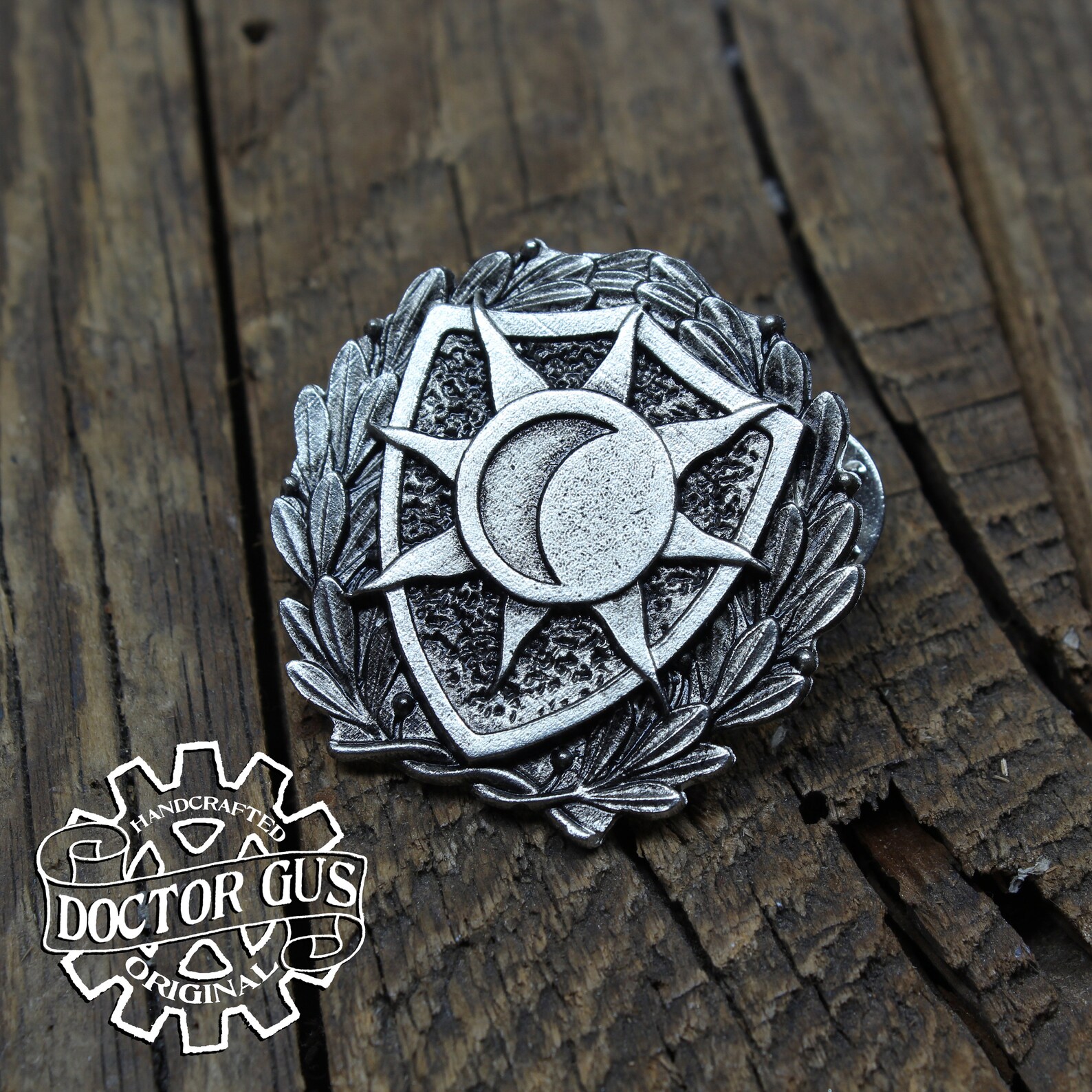 Sun and Moon Heraldic Badge Heraldry Cosplay Pin - Etsy