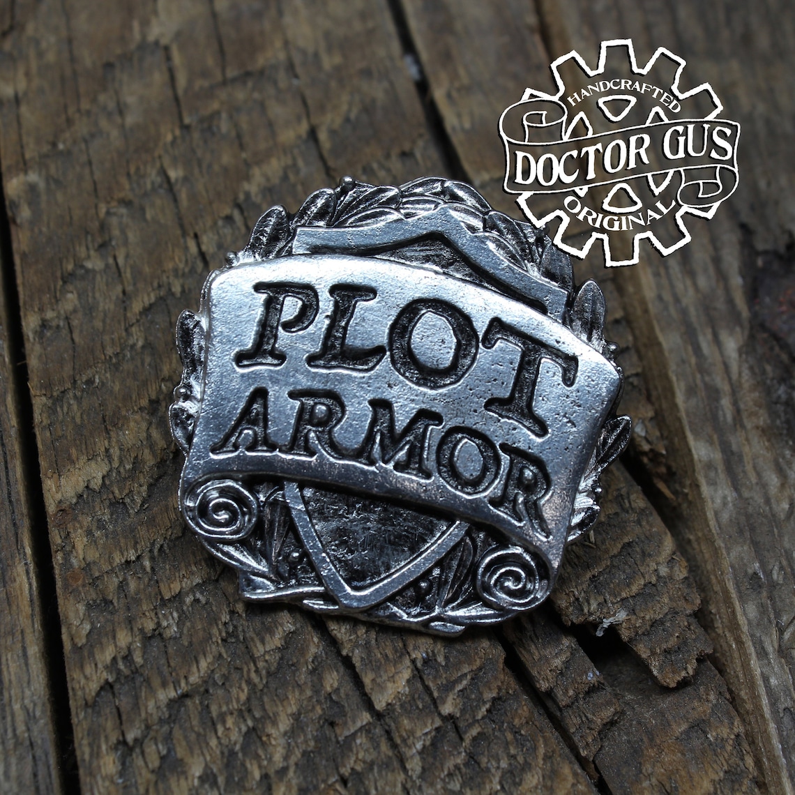 Plot Armor Badge RPG Character Class Pin Handcrafted | Etsy