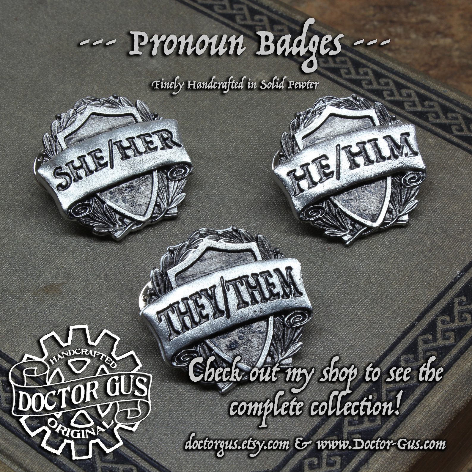 Mermaid Heraldic Badge Heraldry Cosplay Pin Handcrafted - Etsy