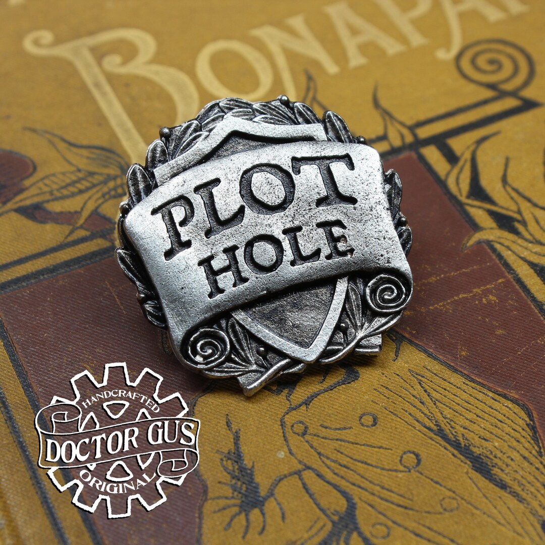 Plot Hole Badge - RPG Character Class Pin - Handcrafted Pewter ...