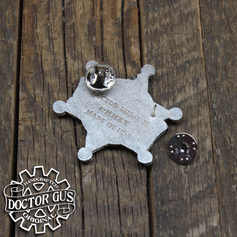 Inspector Badge Cosplay Pin Handcrafted Pewter Accessories - Etsy