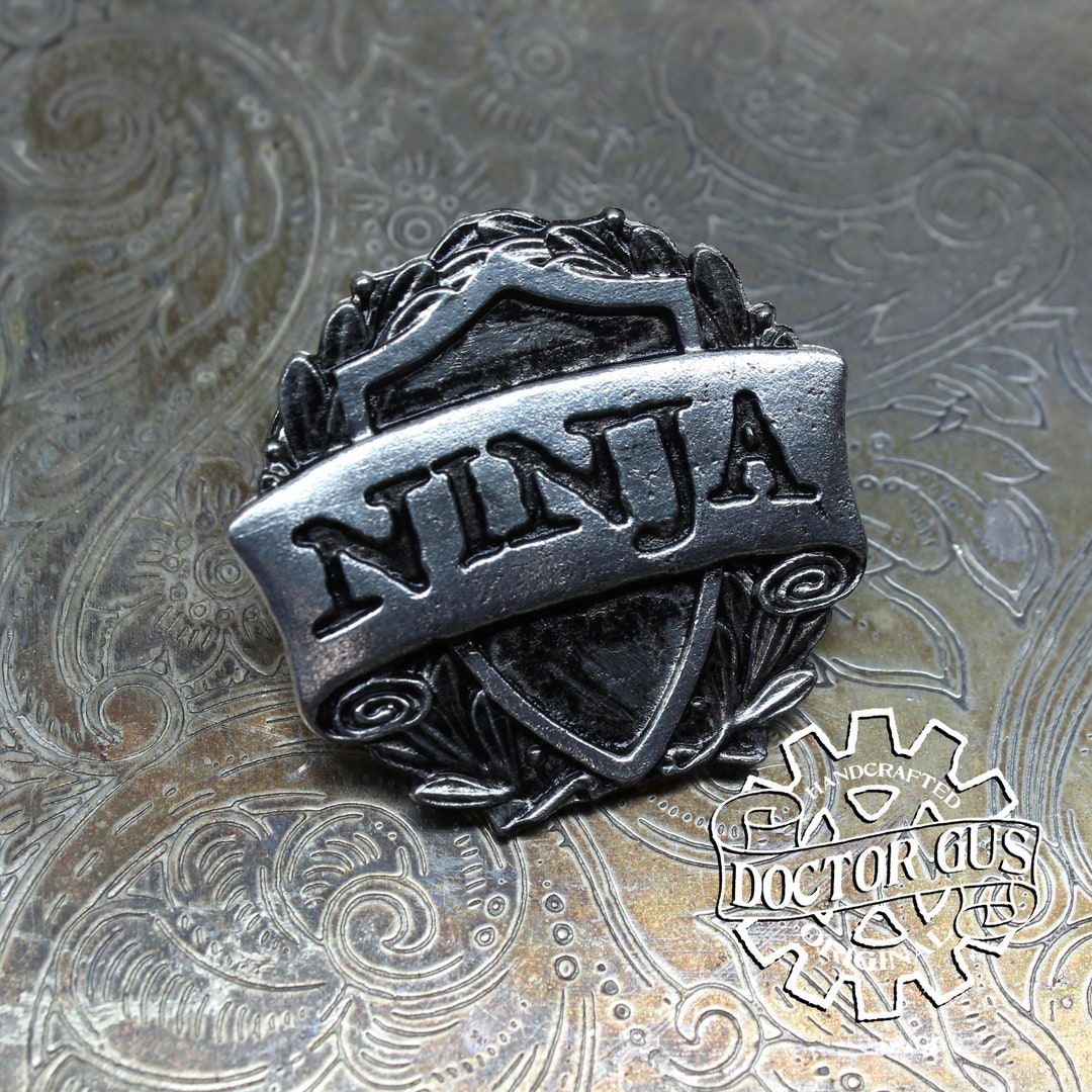 Ninja Class Badge - D&D Character Class Pin - Handcrafted Pewter ...