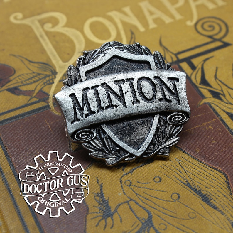 Minion Badge RPG Character Class Pin Handcrafted Pewter | Etsy