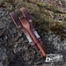 Handcrafted Leather Spoon Holster – Antique Brown – Belt-mounted ...