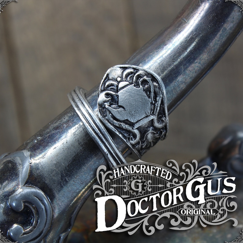 Teapot Ring - Adjustable - Wrap Style - Handcrafted by Doctor Gus ...