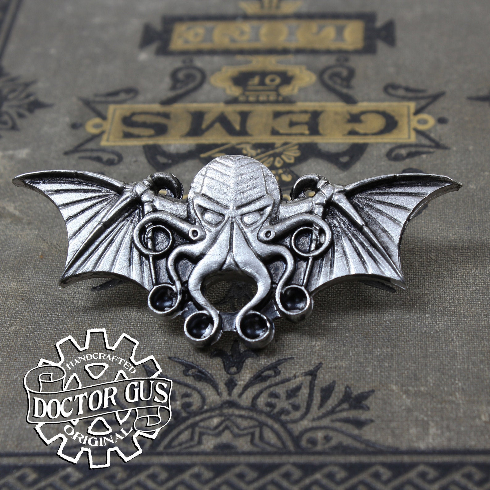 Cthulhu Pilot Wings Hydra Pilot Wings Large Steampunk | Etsy