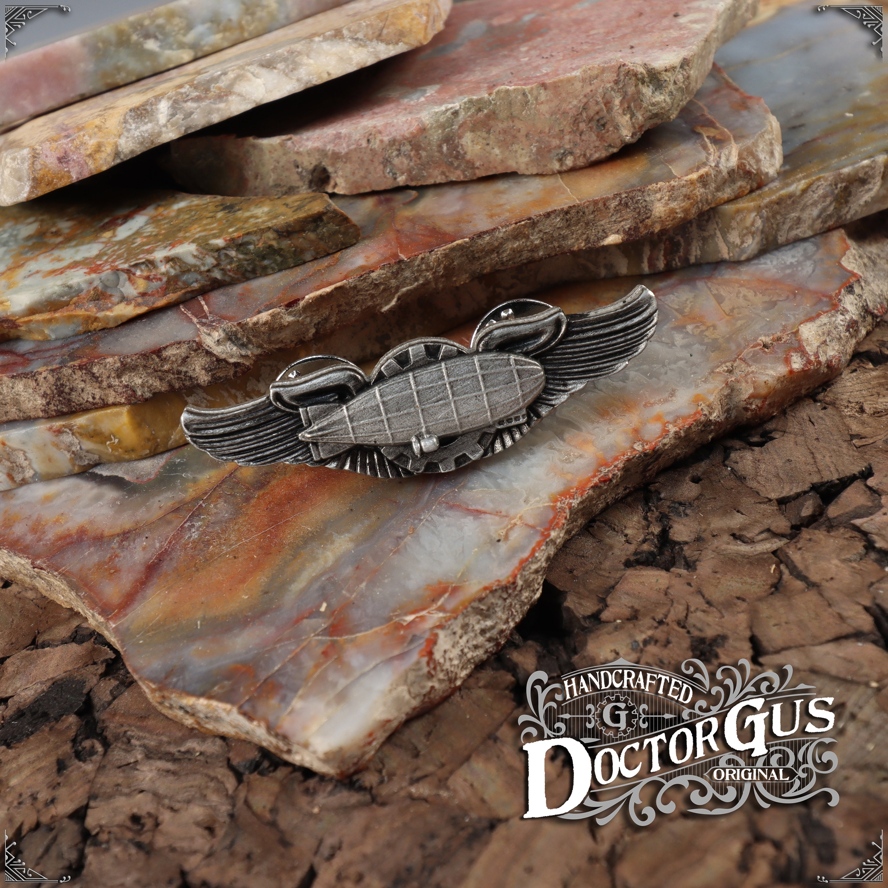 Airship Pilot Wings Zeppelin Crew Wings 2 Inch Steampunk - Etsy