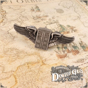 Pilot Wings - Time Lord Wings - 2 Inches Wide - Steampunk Pilot Wings ...