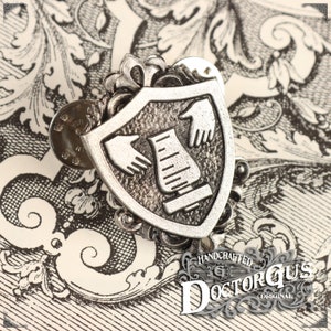 Pottery Skill Badge - LARP Cosplay Pin - Handcrafted Pewter Accessories ...